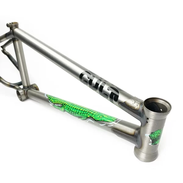 Cult TREY JONES Frame (Matte Clear Raw, 21.25″TT) - WIELD BMX