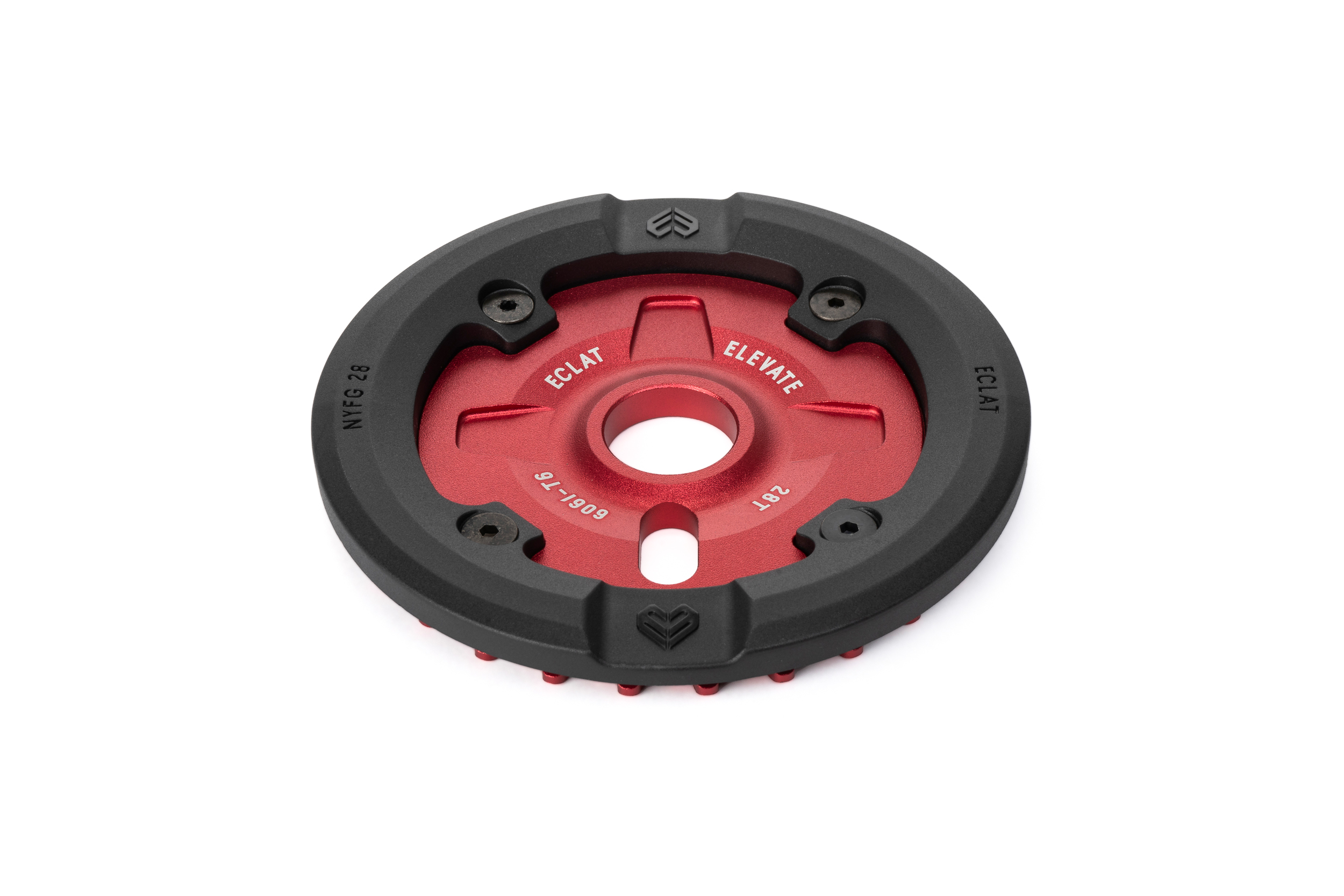 Éclat Elevate Guard Sprocket 28t (Sandblast Red) - WIELD BMX